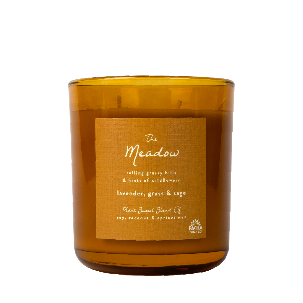 Plant-Based Wax Candle| The Meadow Candle | Pacha Soap Co.