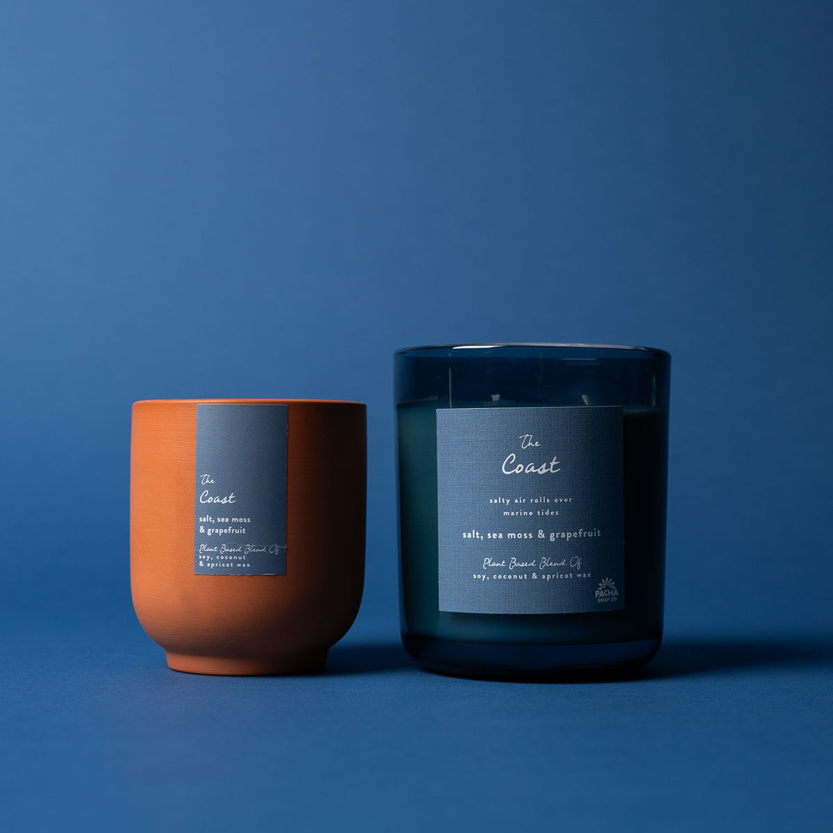 Plant-Based Wax Candle | The Coast | Pacha Soap Co.